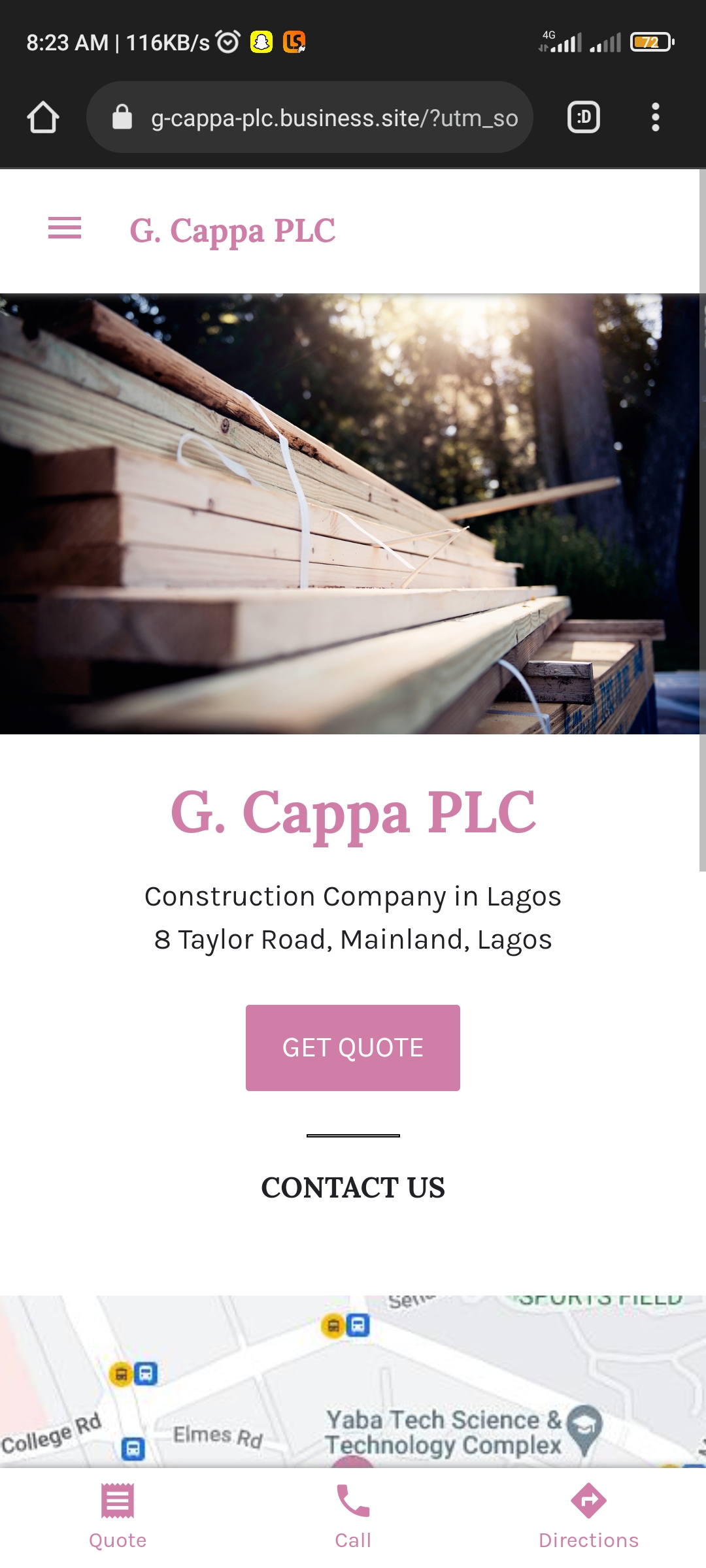 G. Cappa PLC - APIE BUSINESS