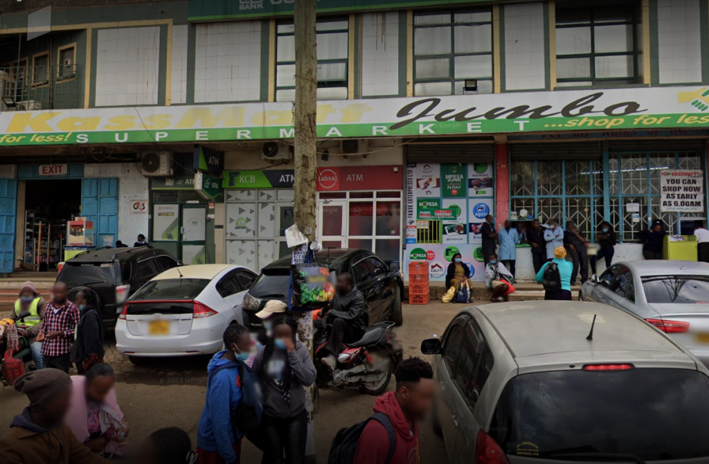 KCB Bank Kenya | ATM | Kassmat Supermarket - APIE BUSINESS