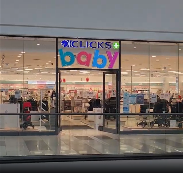 Clicks Pharmacy-Pretoria-Menlyn Park SC Baby - APIE BUSINESS